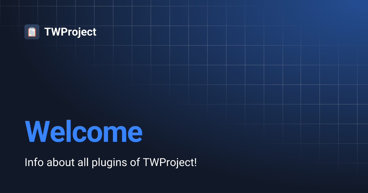 Welcome | TWProject